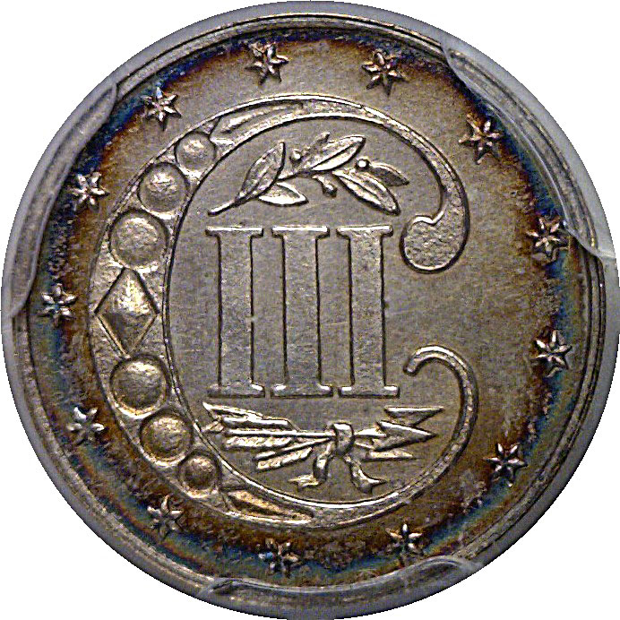 1869/8 Silver Three Cent PCGS PR-65 - Coast to Coast Coins & Currency ...